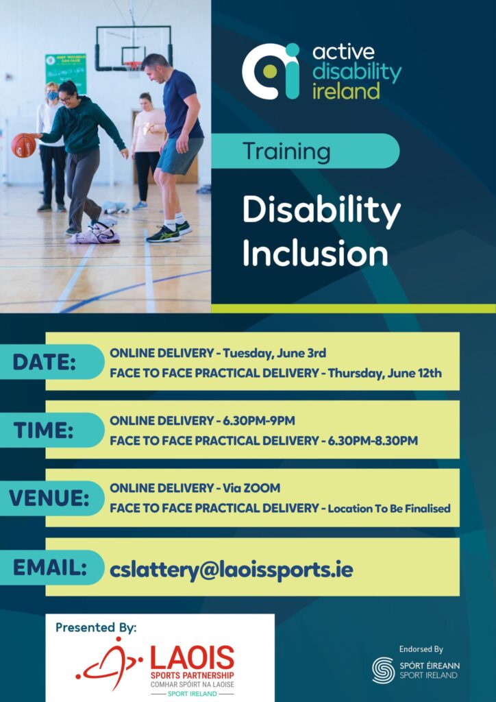Disability Inclusion Training (Theory & Practical ) – In Person | Laois ...